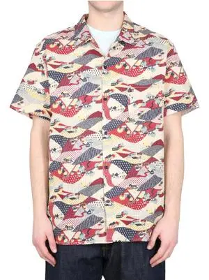 You Must Create Graphic Printed Straight Hem Shirt - Multicolor