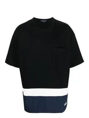 Comme Des Garçons Logo Round-neck T-shirt - Black