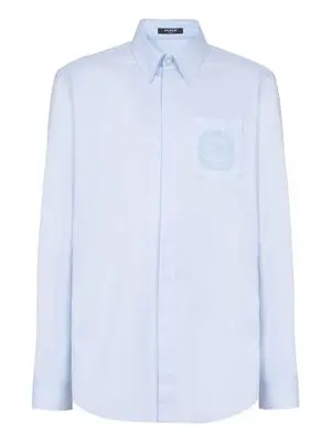 Balmain Cusson Embroidered Shirt - Blue
