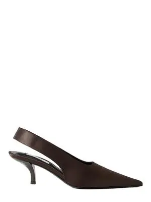 TOTEME Toteme 55mm Classic Slingback Pumps Chocolate-colored
