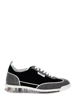 Thom Browne Tech Runner Lace-up Sneakers - Black