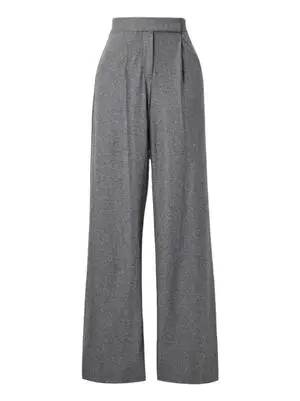 Veronica Beard Straight-leg Casual Pants - Medium Heather Grey