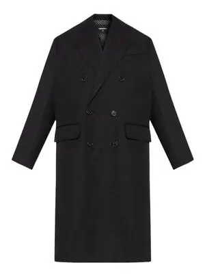 Dsquared2 Double-breasted Coat - Black