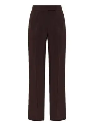 TOM FORD Pleated Wide-leg Trousers - Black