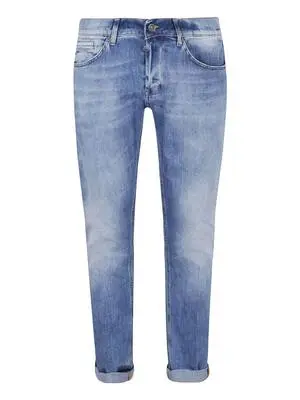DONDUP Skinny Turn-up Brim Jeans - Blue