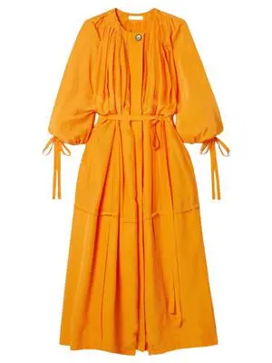 CO Co'Name' Pleated Maxi Dress With Belt