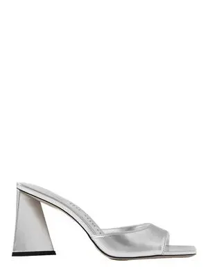 Attico Devon High-heeled Sandals - Silver