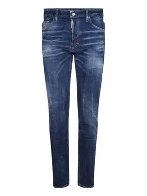 Dsquared2 Dsquared2 Straight-Leg Distressed Jeans Blue