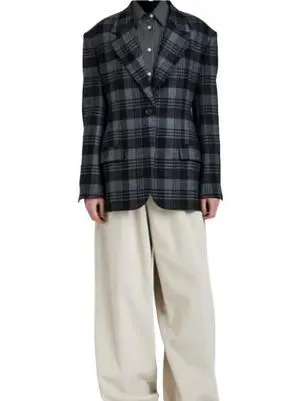 PROENZA SCHOULER Proenza Schouler Checked Wool Blazer
