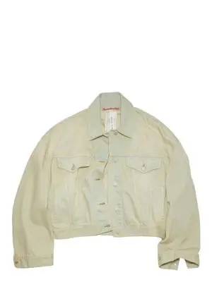 Acne Studios Oversized Denim Jacket - Nude
