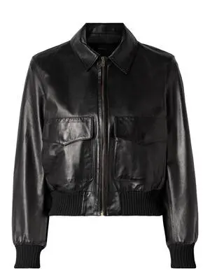 NILI LOTAN Nili Lotan Leather Bomber Jacket