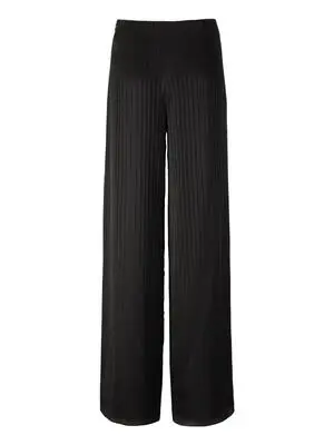 Loro Piana Dresden Wide-leg Trousers With Side Zippers - Black
