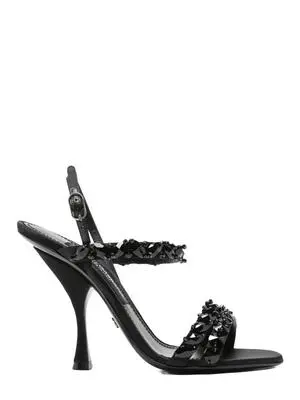 Dolce & Gabbana Dolce & Gabbana Embellished Sandals Black