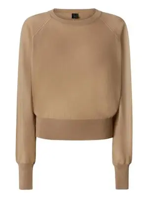 Pinko Crewneck Knitted Jumper - Brown
