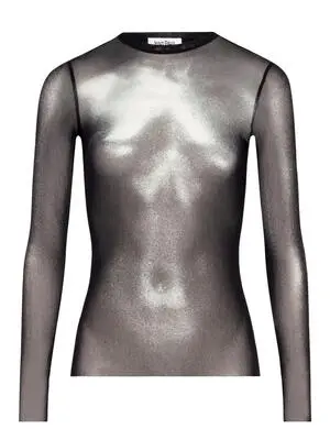 JEAN PAUL GAULTIER Jean Paul Gaultier Round Neck Long Sleeve Top