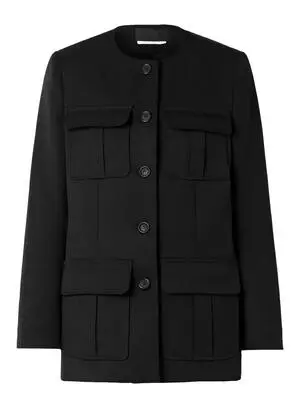 NILI LOTAN Nili Lotan Long Sleeve Casual Jacket With Multiple Pockets