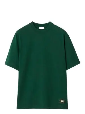 Burberry Logo Patch Crewneck T-shirt - Green