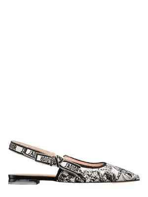 Dior J'adior Slingback Ballerina Flat - Black