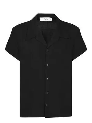 Séfr Lapel Shirt - Black
