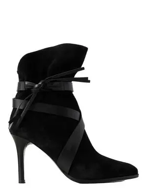 ISABEL MARANT ÉTOILE Isabel Marant Pointed Toe Suede Ankle Boots With Tie Fastening