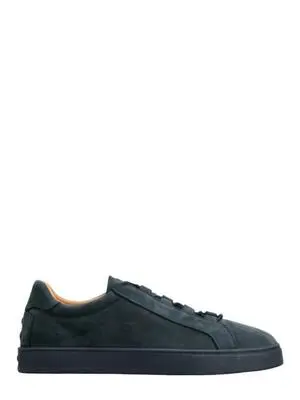 TOD'S Round Toe Lace-up Sneakers - Blue