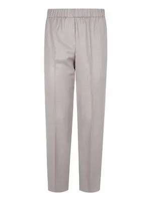 PESERICO Peserico Wool Elasticated Straight Trousers
