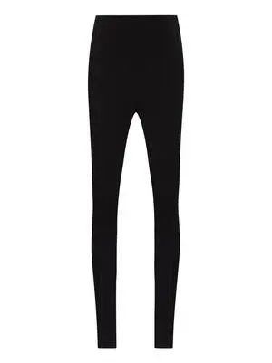 Wardrobe.NYC Zip Cuff Leggings - Black