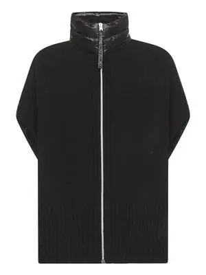 Herno Panelled Zipped Gilet - Black