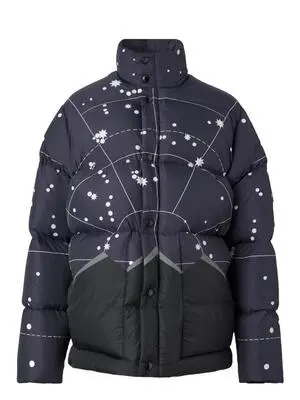 BURBERRY Burberry Geometric Print Puffer Jacket