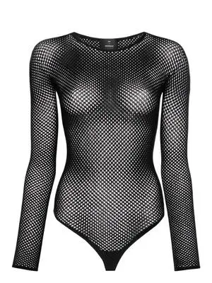 Wardrobe.NYC Knitted Bodysuit - Black