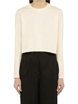 Loulou De Saison Long-sleeved T-shirt - Ivory