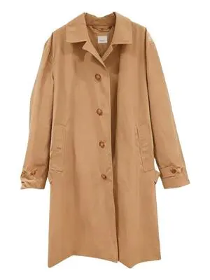 Burberry Single-breasted Trench Coat - Nude