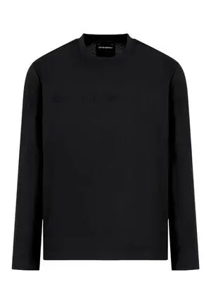 EMPORIO ARMANI Long-sleeve Cotton T-shirt