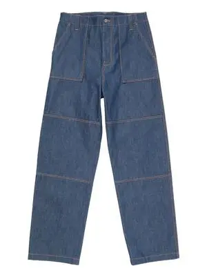Acne Studios Belted Wide-leg Trousers - Blue
