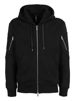 NEIL BARRETT Neil Barrett Hooded Zip-Up Vest Jacket