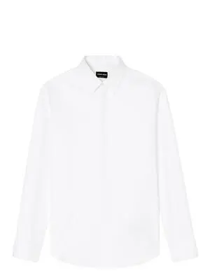 Giorgio Armani Long-sleeve Button-up Shirt - White
