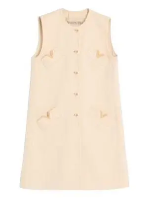 Valentino Garavani Compact Drap Gilet - Nude