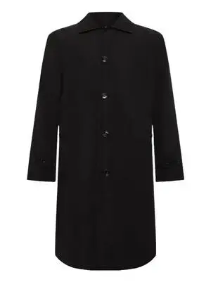 Burberry Single-breasted Trench Coat - Black
