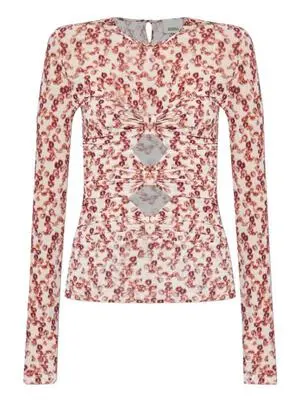 Isabel Marant Étoile Gladice Long Sleeve Top - Garnet