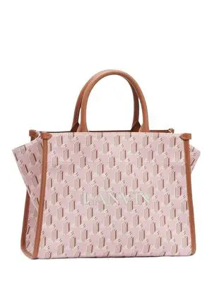 LANVIN Logo Print Tote Bag - Pink