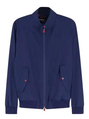 Kiton Cima Zip-up Jacket - Blue