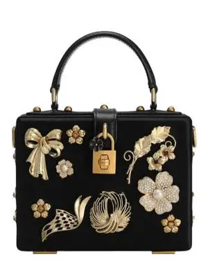DOLCE & GABBANA Dolce & Gabbana Embellished Box Tote Bag