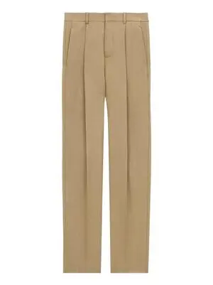 SAINT LAURENT Saint Laurent High Waist Straight Leg Trousers