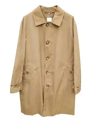 Burberry Single-breasted Trench Coat - Nude