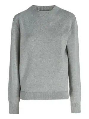 Fendi Crewneck Long Sleeve Sweater - Gray