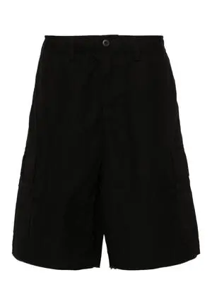 032C Cargo Shorts With Logo Patch - Black