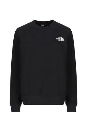 The North Face Logo Crewneck Sweatshirt - Black