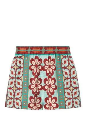 LA DOUBLEJ La Double J Floral Print Shorts