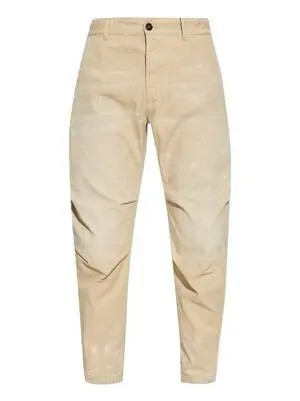 Dsquared2 Cotton Trousers - Nude