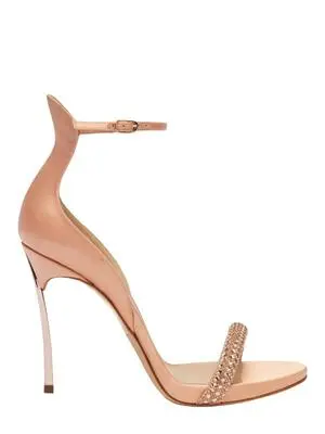 Casadei Blade Stratosphere Buckled Sandals - Nude